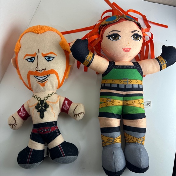 Mattel | Toys | Wwe Becky Lynch Sheamus Plush Dolls | Poshmark